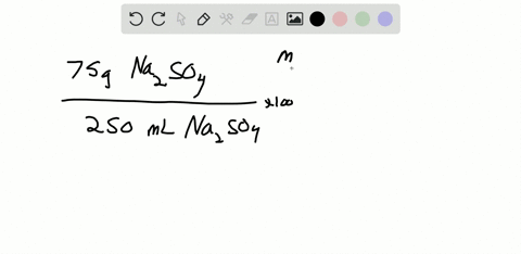 SOLVED: Calculate the mass / volume percent (m/v) for the solute in ...