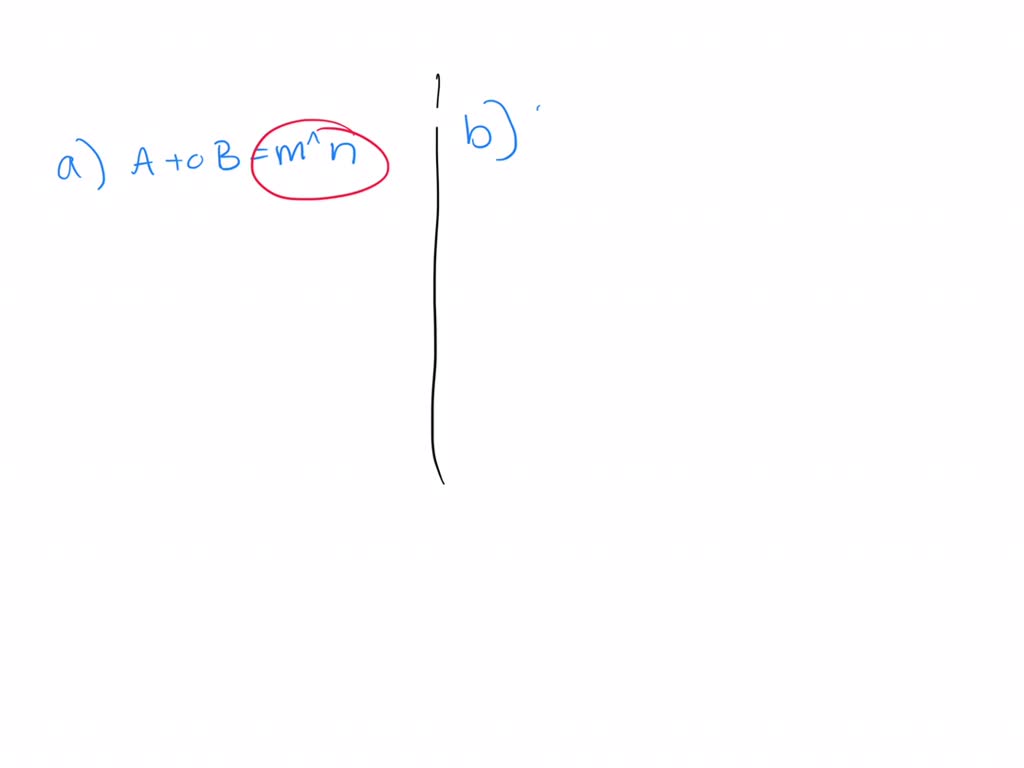 Suppose the set A has m elements and the set B has n elements. By Exercise 17 in Section 4.1 ...