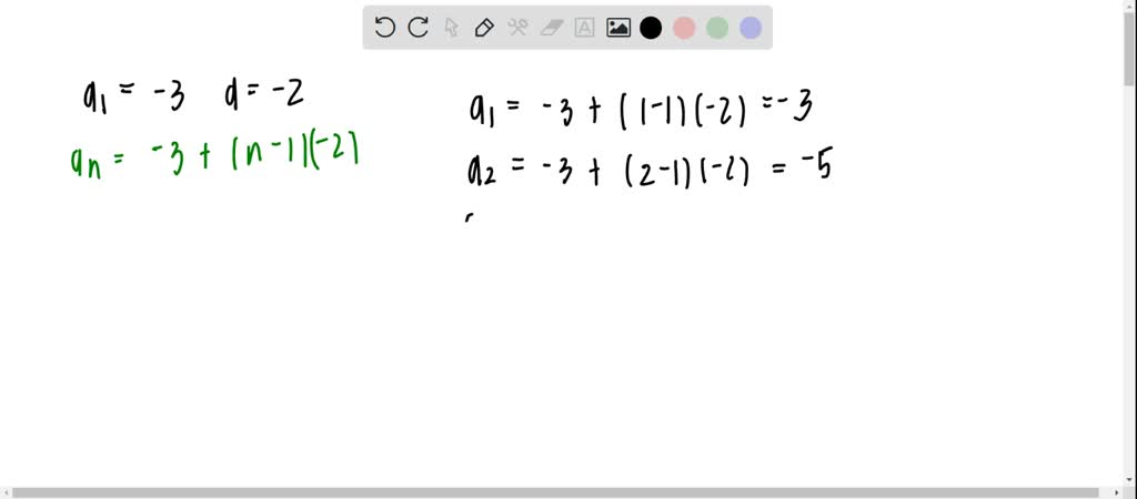 SOLVED:Write the first five terms of the arithmetic sequence with the given first term and ...