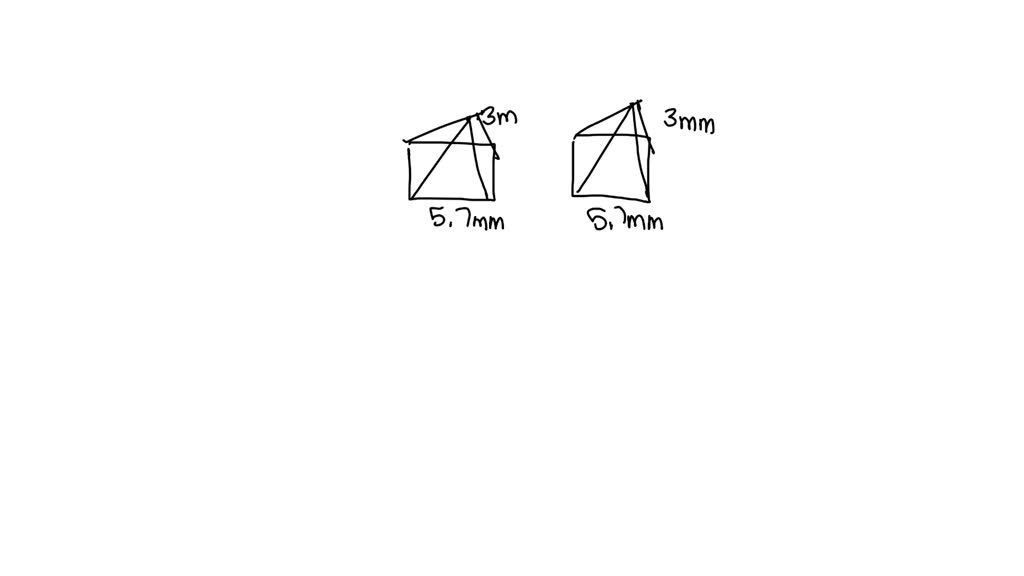 SOLVED:A crystal is cut into the shape formed by two square pyramids joined at the base. Each ...
