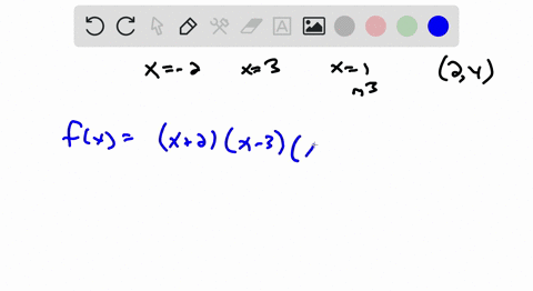 SOLVED:Write an equation for a polynomial the given features. Degree 5 ...