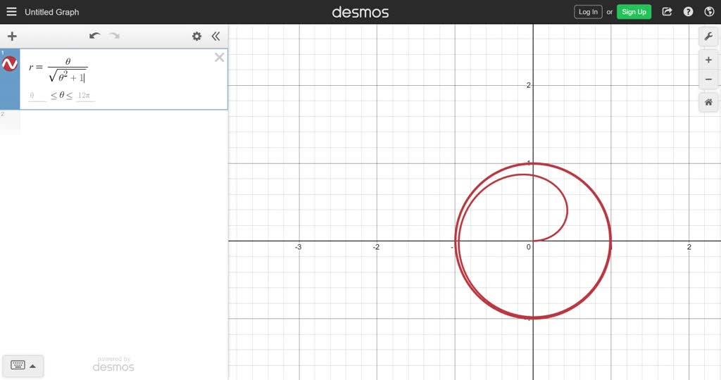 SOLVED:Find the first range of positive ^θ-values for which r is ...