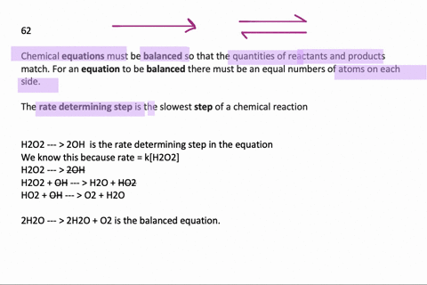 SOLVED:A possible mechanism for the decomposition of hydrogen peroxide ...