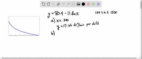 SOLVED: The rate of ventilation required in a public school classroom ...