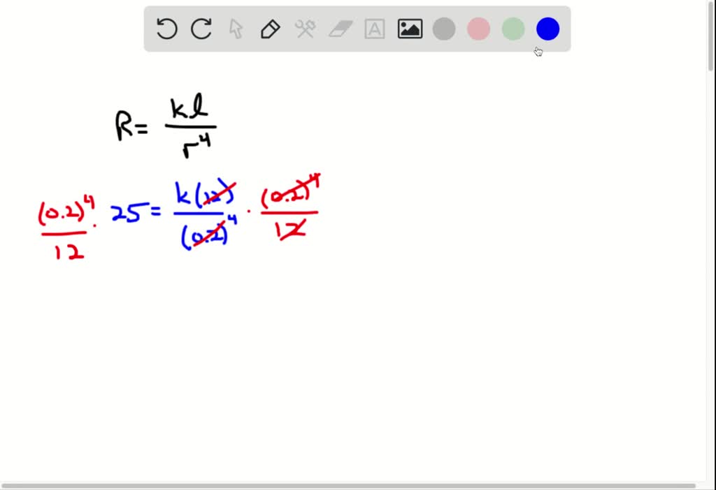 SOLVED:Poiseuille's Law According to Poiseuille's law, the resistance ...