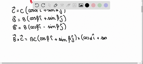 SOLVED:Consider two unit vectors a and b, as shown in Fig. 1-19. Find the trigonometric ...