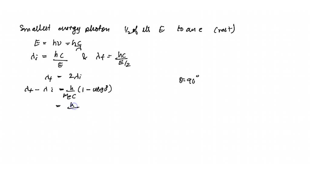 Calculate the smallest kinetic energy which an electron may have and ...