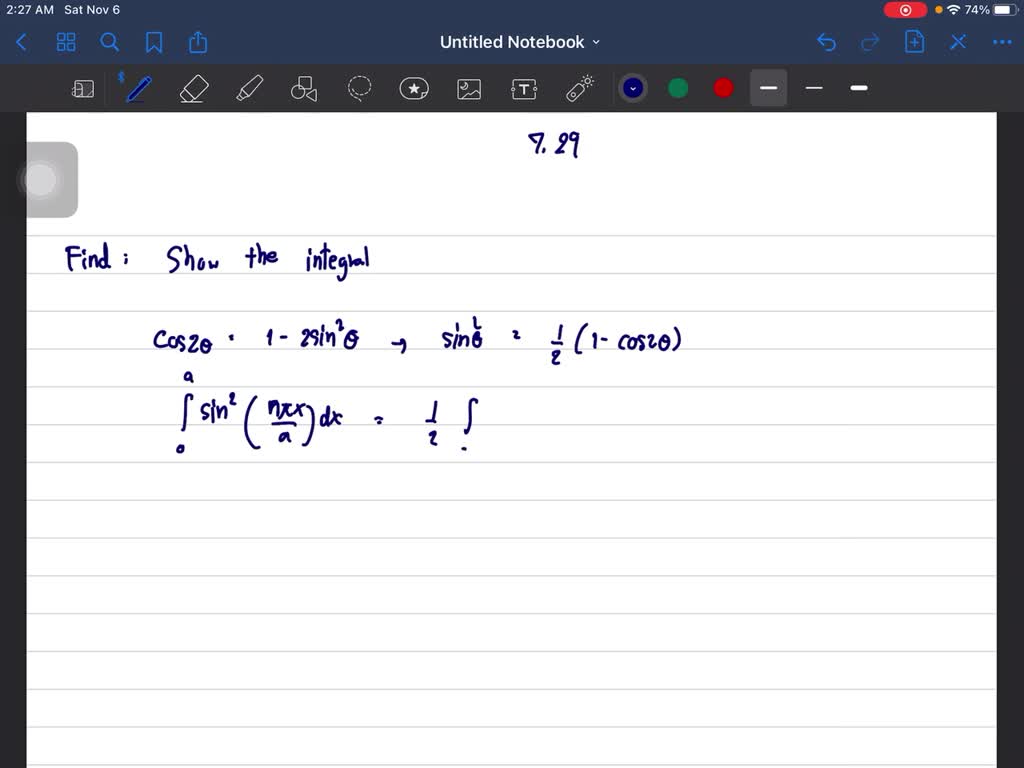 SOLVED:Show that the integral which appears in the normalization ...