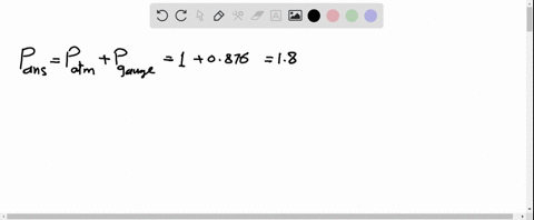 SOLVED:How many moles of an ideal gas exert a gauge pressure of 0.876 atm in a volume of 5.43 L ...