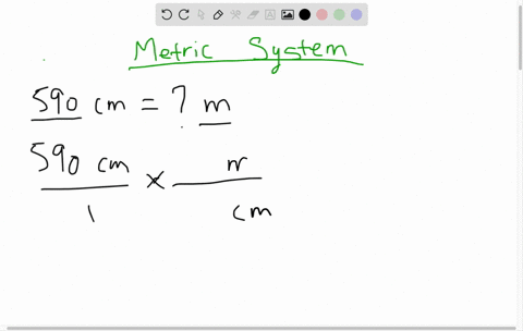 ⏩SOLVED:Perform each conversion. 590 centimeters to meters | Numerade