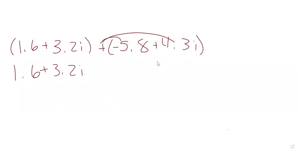 SOLVED:Perform the operation and write the result in standard form.(1.6 ...
