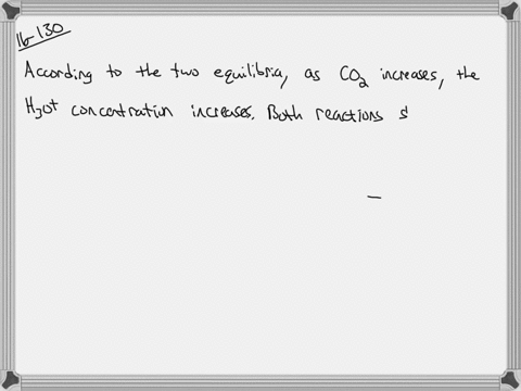 SOLVED:The binding of oxygen by hemoglobin in the blood involves the ...