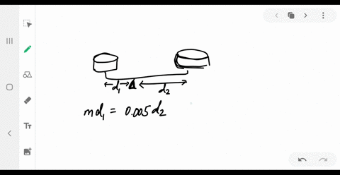 SOLVED: Imagine a balance with unequal arms. An earring placed in the ...