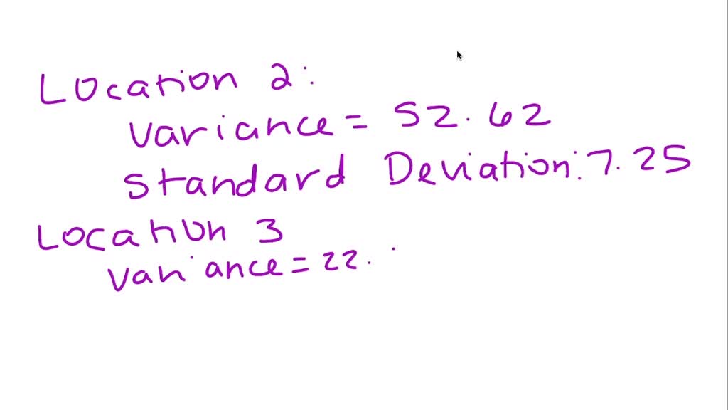 SOLVED:In Example 2.9 we calculated the variance and standard deviation ...