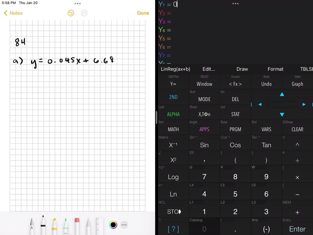 ⏩SOLVED:Use a graphing utility to determine the least-squares… | Numerade