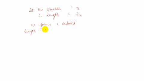 SOLVED:Constructing a Box An open box is to be constructed from a ...