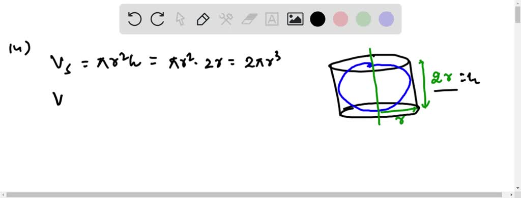 SOLVED:Find the ratio of the volume of a sphere to the volume of the ...