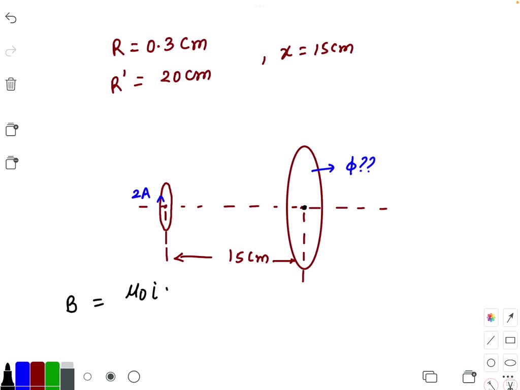 SOLVED: A circular loop of radius 0.3 cm lies parallel to a much bigger ...