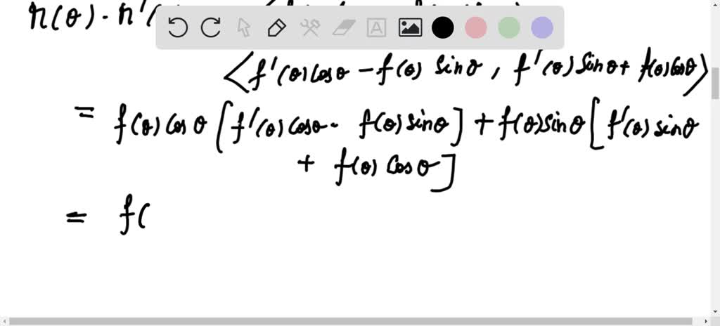 A curve in polar form r=f(θ) has parametrization 𝐫(θ)=f(θ) cosθ, sinθ ...