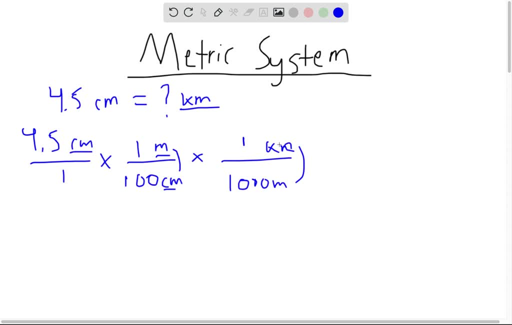SOLVED Convert 45 Centimeters To Meters 