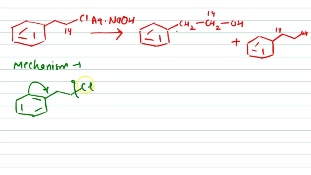 SOLVED:Mechanism involved in the above reaction is (A) SN 1 (B) SN-NGP ...