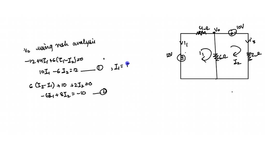 ⏩SOLVED:Rework Prob. 3.6 using mesh analysis. | Numerade ⏩SOLVED:Rework Prob. 3.6 using mesh analysis. | Numerade