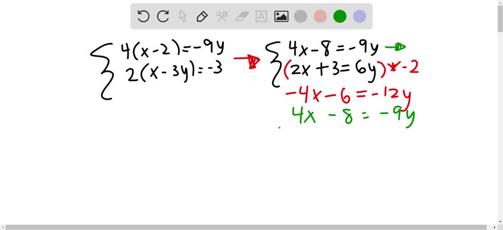 Solved Determine The Solution To Each System Of Equations Graphically