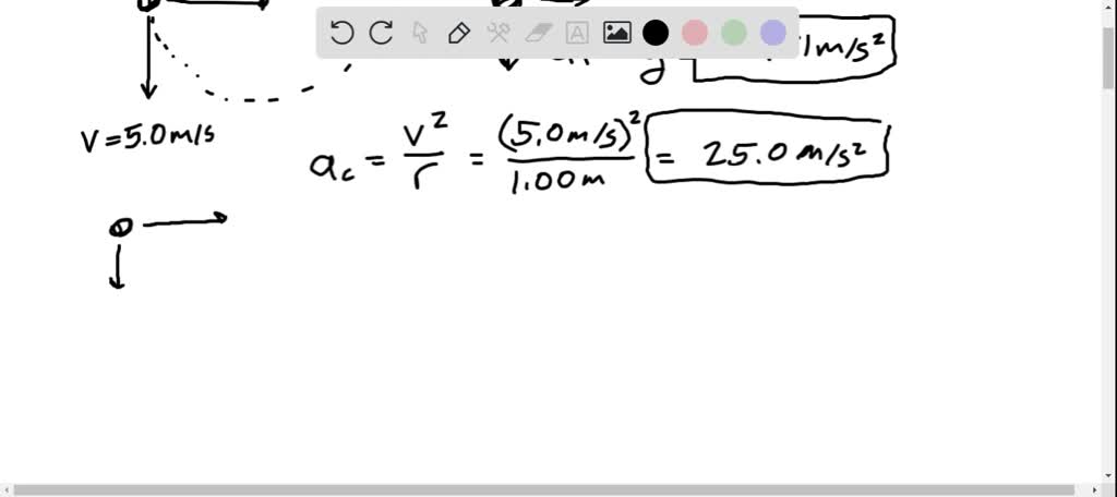 SOLVED:- A pendulum with a cord of length r=1.00 m swings in a vertical ...