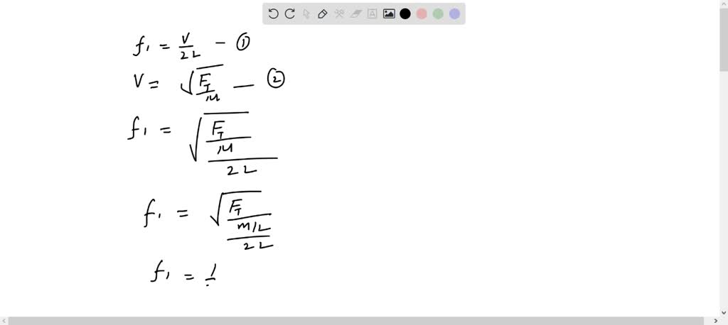 SOLVED:A violin string is 35 cm long and has a fundamental standing ...