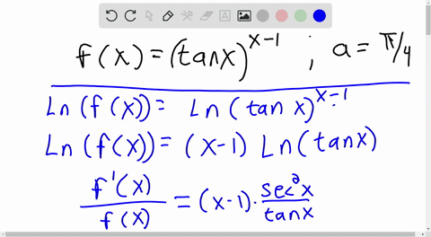 SOLVED:Derivatives of tower functions (or g^h ) Find the derivative of each function and ...