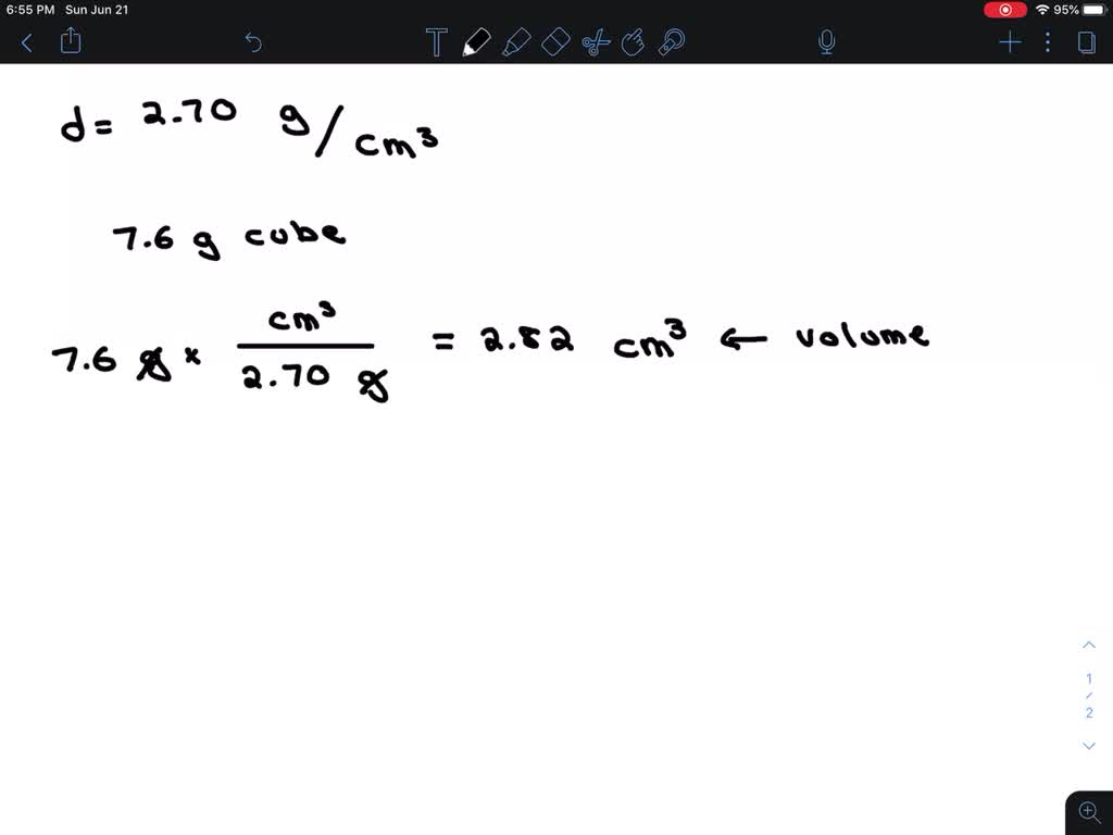 SOLVED A Cube Of Aluminum density 2 70 G Cm 3 Has A Mass Of 7 6 G SOLVED A Cube Of Aluminum density 2 70 G Cm 3 Has A Mass Of 7 6 G