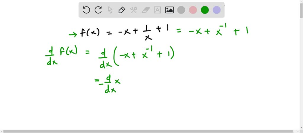 SOLVED:Use the shortcut rules to mentally calculate the derivative of ...