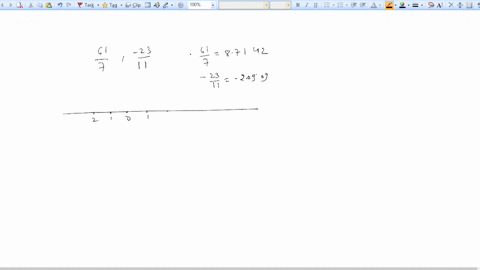 SOLVED:Plot the two real numbers on the real number line, and then find the exact distance ...