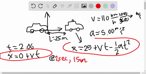 SOLVED:As two trains move along a track, their conductors suddenly ...