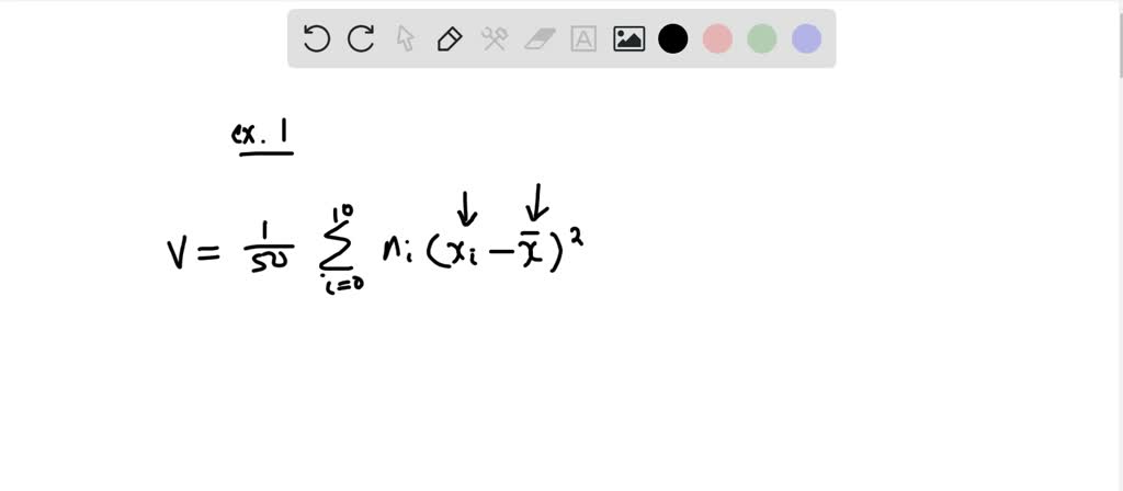 Calculate variance and standard deviation | Numerade