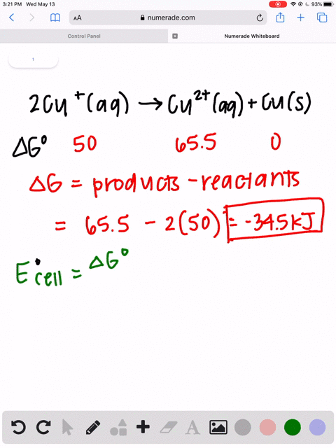 ⏩SOLVED:Starting with the appropriate standard free energies of… | Numerade