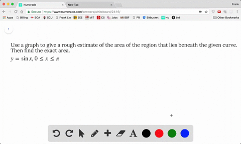 SOLVED:Use a graph to give a rough estimate of the area of the region ...