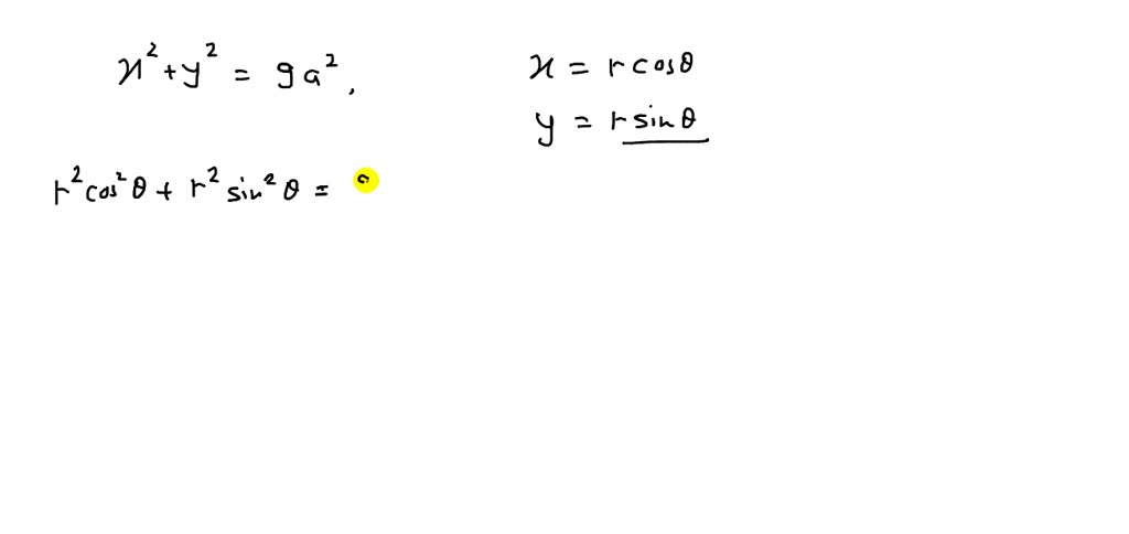 SOLVED:Converting a Rectangular Equation to Polar Form In Exercises 71 ... SOLVED:Converting a Rectangular Equation to Polar Form In Exercises 71 ...