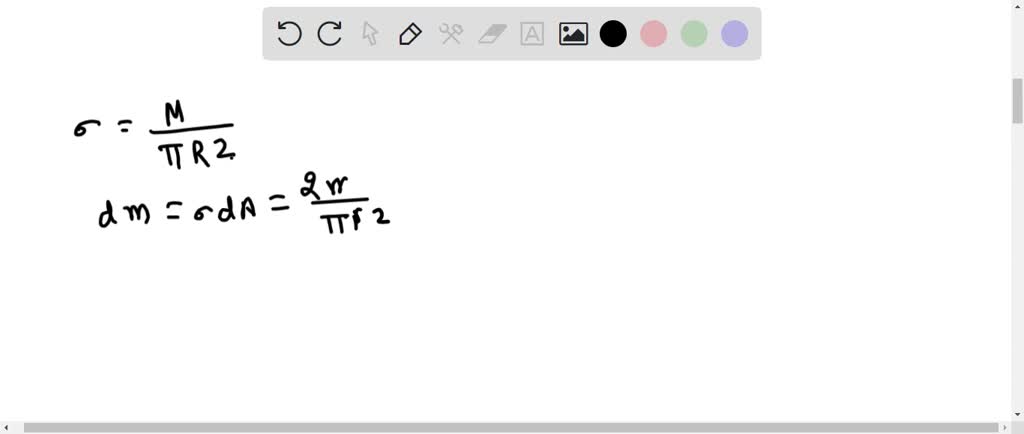 ⏩SOLVED:Locate the c.m. of a uniform circular disc of mass m and… | Numerade