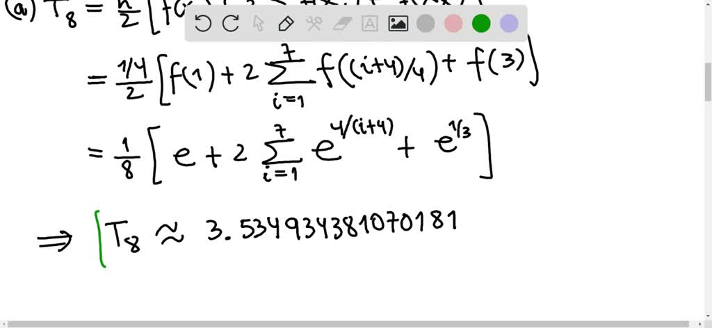 SOLVED:Use the trapezoidal rule with n=8 to estimate the area bounded by the curve y=√(x^3+1 ...