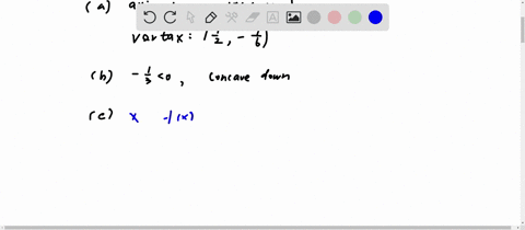 SOLVED:(a) find the vertex and axis of symmetry of each quadratic ...