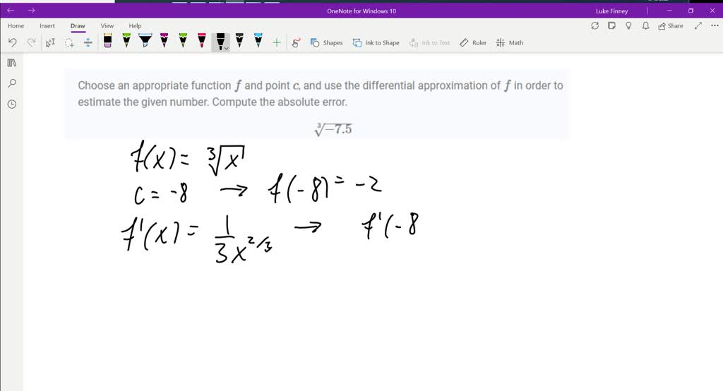 SOLVED:Use a suitable linearization to approximate the indicated value ...