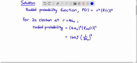 SOLVED:An electron in a hydrogen atom is in the 2 s state. Calculate the probability of finding ...