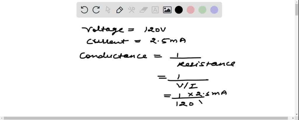 SOLVED: When the voltage across a resistor is 120 V, the current ...