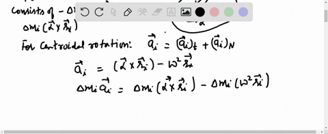 SOLVED:For a rigid body in centroidal rotation, show that the system of ...