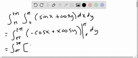 In Exercises 1-10, sketch the region of integration and evaluate the integral. ∫π^2 π ∫0^π(sinx ...