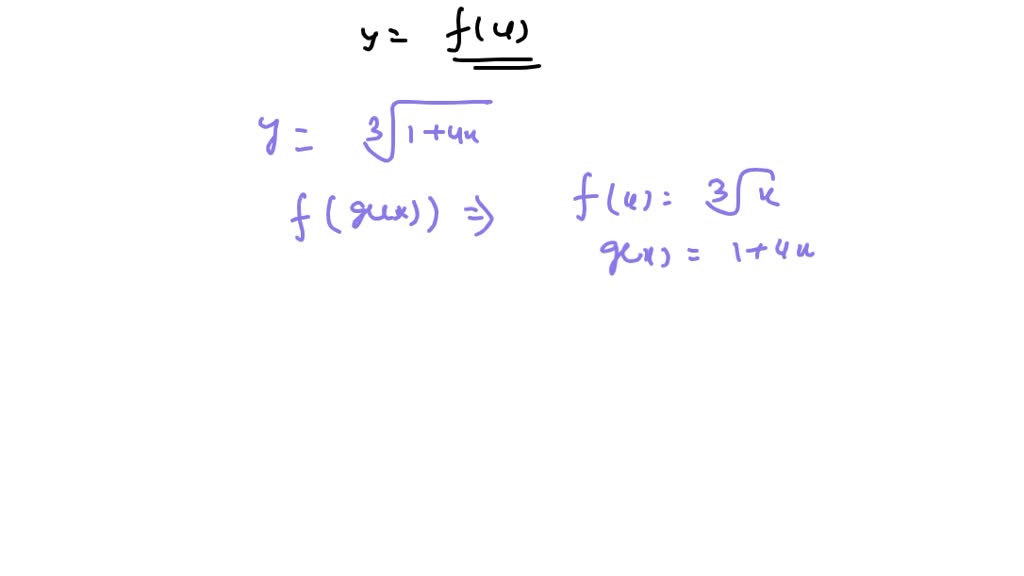 Write the composite function in the form f(g(x)). [Identify the inner ...