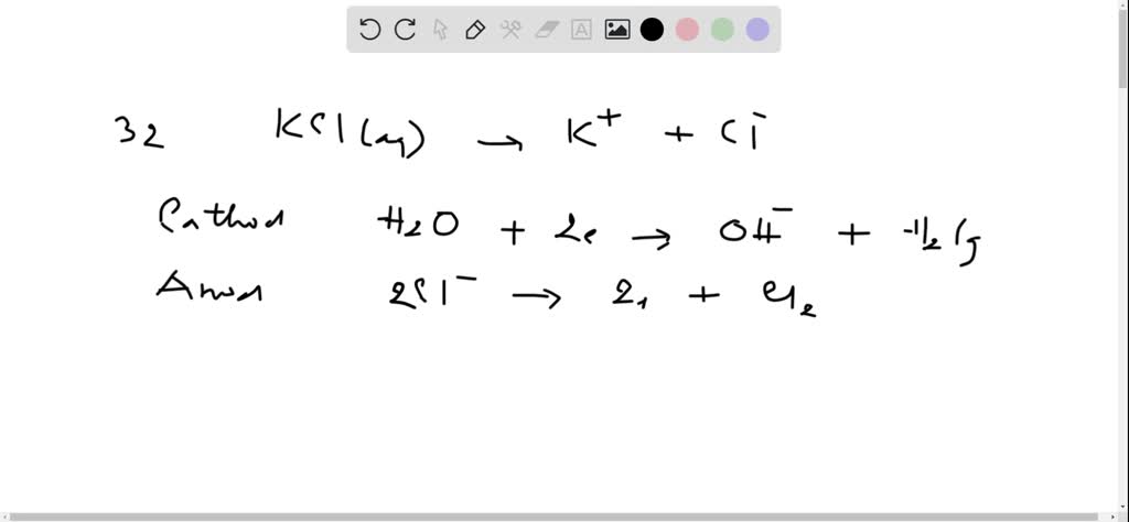 SOLVED:(a) Write equations for the half-reactions that occur at the ...
