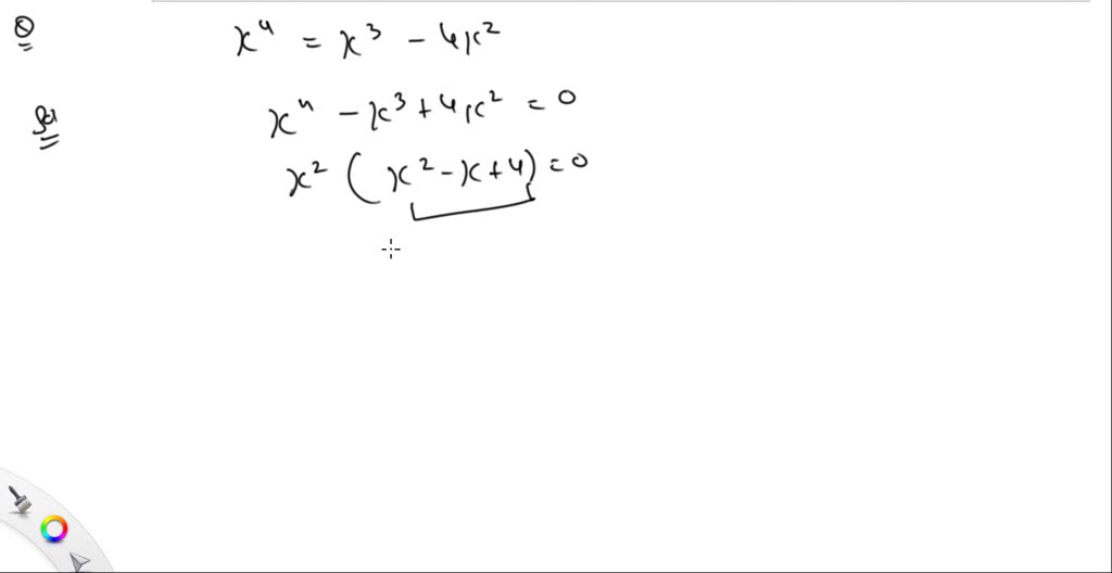 SOLVED Solve The Polynomial Equation X 4 x 3 4 X 2 Numerade SOLVED Solve The Polynomial Equation X 4 x 3 4 X 2 Numerade