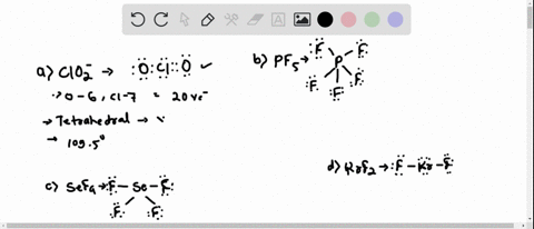 SOLVED: Determine the shape, ideal bond angle(s), and the direction of ...